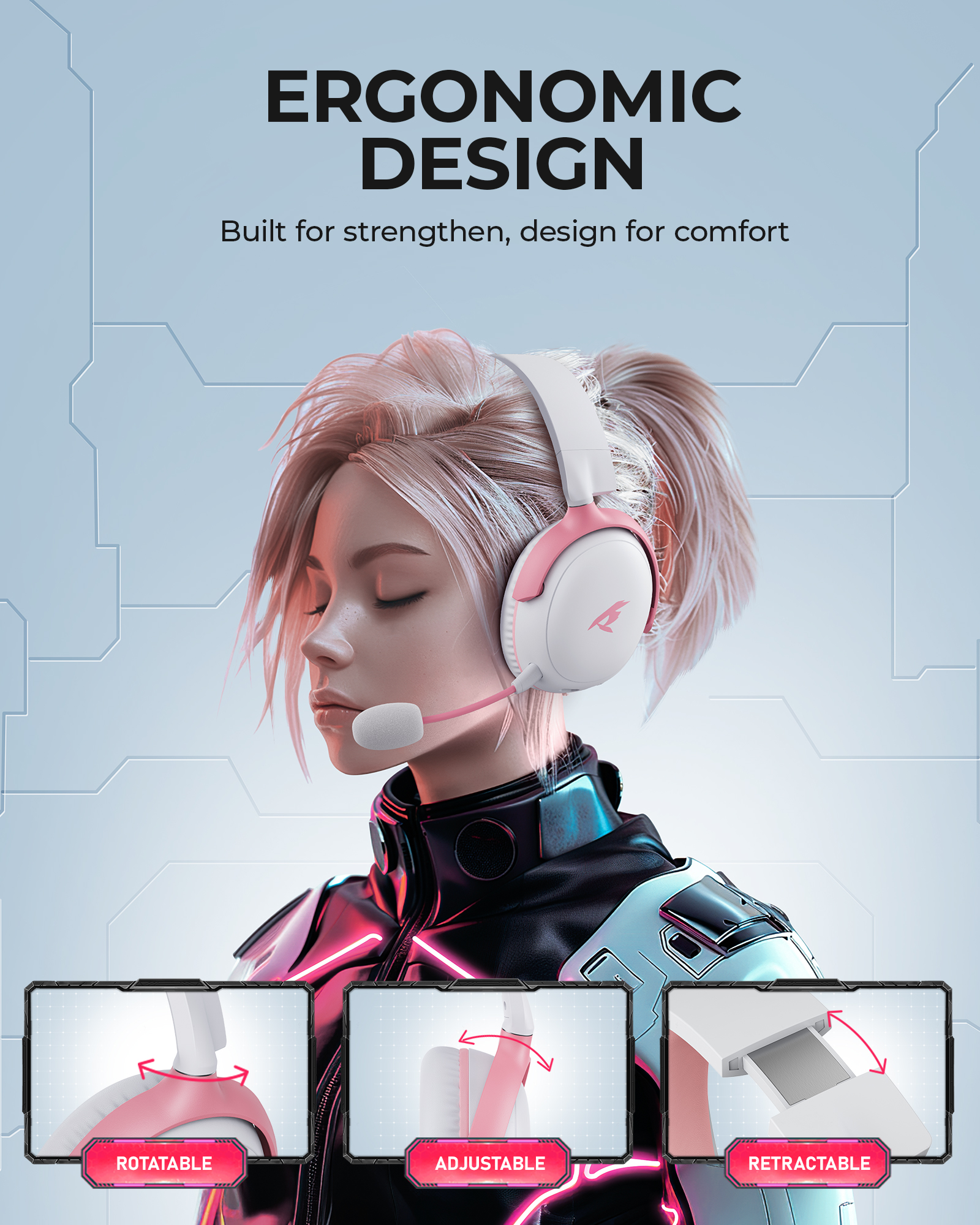 Kofire Gaming Headset – Get your lift time warranty headset with us